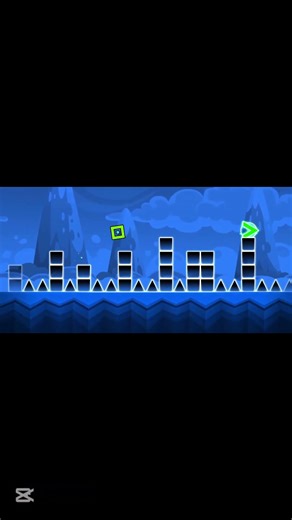 My own geometry dash level "should be some harder" day 1 of making GD levels #geometrydash #shorts