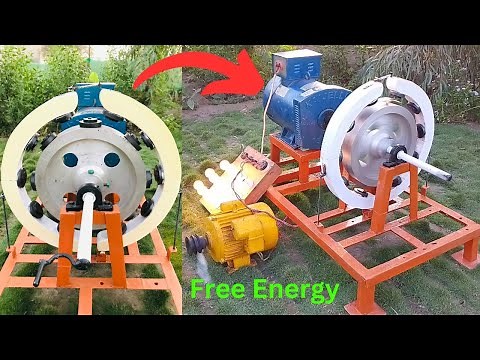 Zero Electricity Magnet Engine DIY Free Energy Generator Using Permanent Magnets