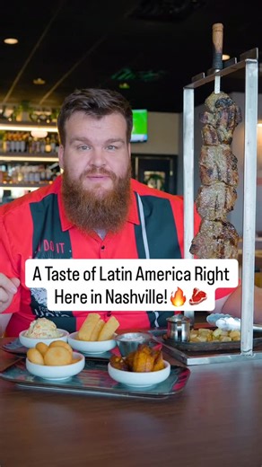 XPLR.NASH on Instagram: "Let us show you a Nashville steakhouse with a Latin twist 😮‍💨🥩 Emiliano’s brings something totally different to the Nashville food scene. We expected a classic steakhouse but the flavors pull straight from Latin America 🌶️🔥 Their steak on a stick is cooked over an open flame and served sizzling. The carpaccio is rich the trilogy of dips brings bold color and the burger hits different with that fusion style. Emiliano’s mixes steakhouse comfort with bold Latin flavors