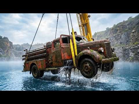 Submerged for Decades: Restoration of a Sunken Vintage Fire Truck | Process Dynamics