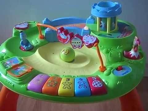 VTech In The Night Garden Explore and Play activity table with music and balls.