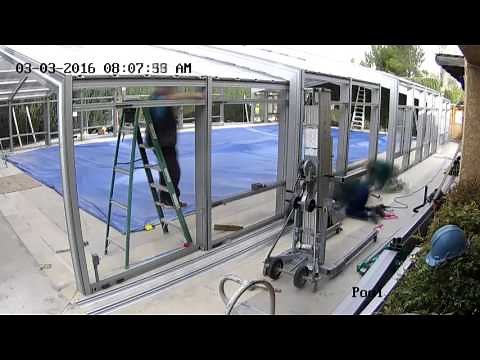 Pool Enclosure Time Lapse Video