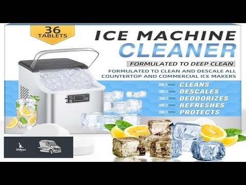 Ice Machine Cleaner Tablets Descaler (36 Pack) Portable Ice Maker Cleaner