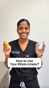 15 reactions | How to use your Ellipta inhaler 贈 With Pulmonologist Dr. Joanna Scoon! Visit Dr. Scoon at our Houston Galleria Pulmonology Clinic! Disclaimer: The information provided in this video is for informational purposes only and should not be considered medical advice. Please consult your healthcare provider for personalized recommendations tailored to your specific needs. #inhaler #elliptainhaler #pulmonology #respiratoryhealth | CLS Health | Facebook