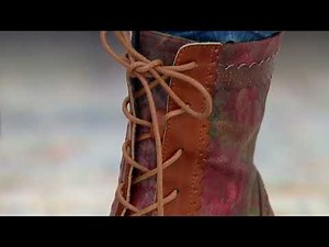 L'Artiste by Spring Step Leather Ankle Boots - Bewitch-Floral on QVC