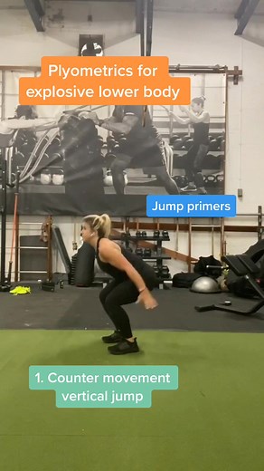 Jump variations to build explosive lower body power #learnontiktok #jumps