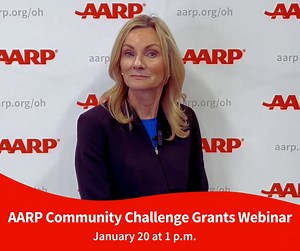 Would your Ohio community benefit from a quick-action grant this year? Don’t miss your chance to join AARP Ohio's 2026 Community Challenge Grant Webinar on January 20 from 1 p.m.–2 p.m. This session will provide direct guidance into the grant program in our state, including the application process, funding categories and tips for your nonprofit or local government to submit a strong proposal. Sign Up for AARP Ohio's 2026 Community Challenge Grant Webinar | January 20 | 1 p.m.–2 p.m.: 📅 January