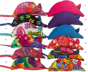 Cat Catnip Mice Four Pack--pick Your Colors - Etsy