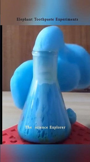 Elephant Toothpaste ExperimentsScience Experiment/science activities #funscience