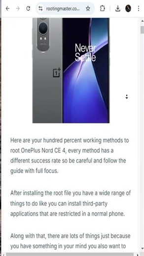How To Root OnePlus Nord CE 4 – 4 100% Working Methods! #rootkit #shorts #shortvideo #tech