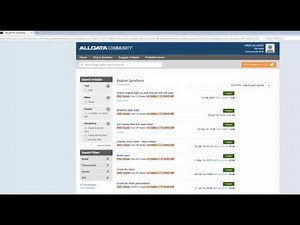 ALLDATA Community: Search Filters by Engine Type