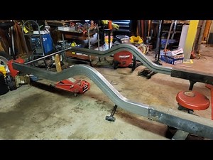 55 Chevy rear back half frame replacement