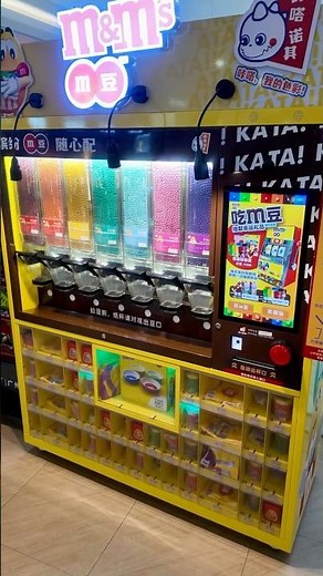 HAVE A TRY m&m's mBean vending machine #vendingmachine #candy #sweet
