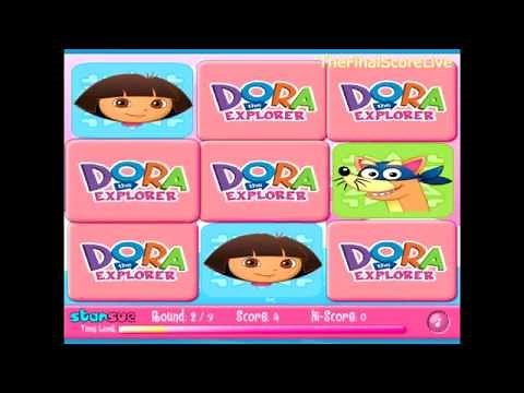 Kids Video - Dora Card Matching Game