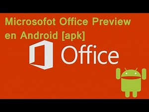 Microsoft Office Word, PowerPoint, and Excel preview on any Android. See description [APK]