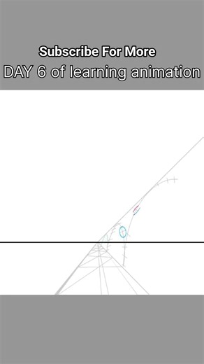 DAY 6 of learning animation | Perspective Bouncing Ball #animation