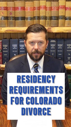 New to Colorado? Here are the residency requirements for a dissolution of marriage in the State... | Moran, Allen & Associates Family Law