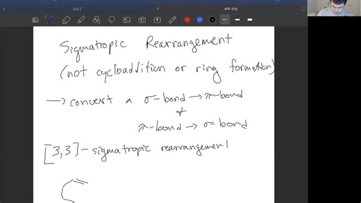 Adv Org Lecture 20_ Sigmatropic Rearrangments Part 1