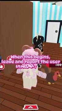 😱 I caught a scammer in Adopt Me! 😟 #scam #adoptme