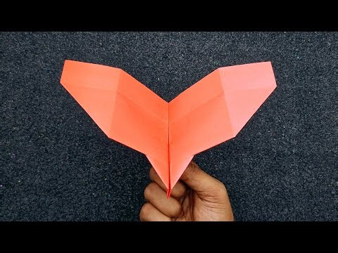 DIY How To Make Easy Paper Flapping Wings | Handmade Paper Toy Plane | Origami Flapping Toy