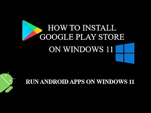Cara Install Google Play Store Di Windows 11 - Gampang Banget
