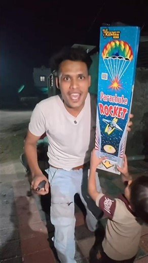 💥🧨😲Parashut Roket #Diwali #patakhatesting #experimnent #crakers