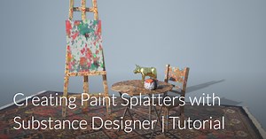 How to Create Paint Splatters in Substance Designer?