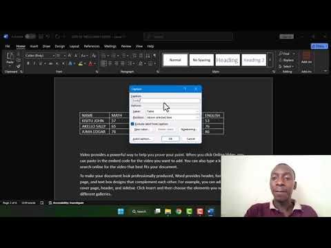 DON'T MISSOUT ON CREATING LISTS OF FIGURES AND TABLES
