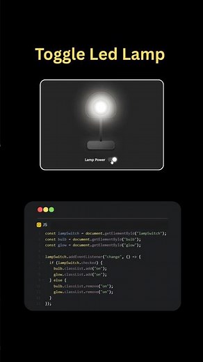 CSS Toggle Button Animation | Create Smooth Toggle in HTML CSS #webdesign #cssanimation #shortsfeed