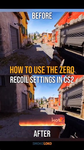 SmokoLoko | How to use the zero recoil setting in cs2 #counterstrike #cs2 #cs #fyp #gaming #cs2reels #cs2clips #hotpizzagg #1vnmr | Instagram