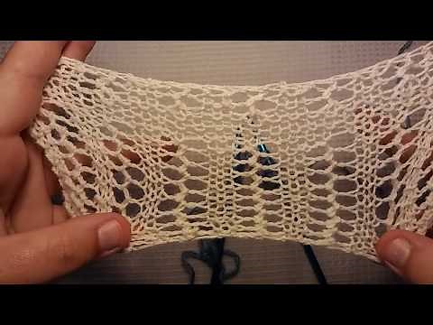 How to Knit The Simple Garter Lace Stitch- Beginner Friendly!