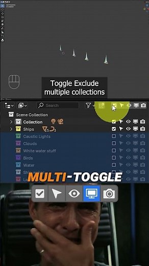 Multi-Toggle - Insane Blender Addon #blender3d #b3d #addon