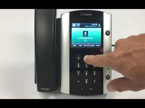 Polycom VVX: Setup Voicemail on VVX 500 & VVX 600 Series