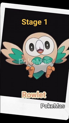 Evolution of Rowlet|#64|PokeMas| #pokemon