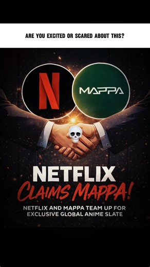 Mappa x Netflix 👀 #netflix #mappa #anime