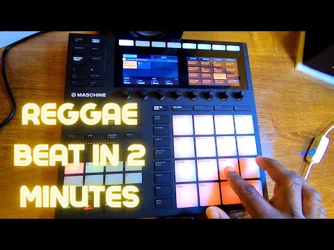 Music Making Reggae Beat with Maschine | Black Arc