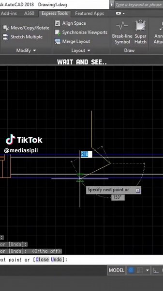 kalau masih ada yang susah kenapa harus yang gampang?🫢 Tips and Trick Autocad #part12 Keyword : BREAKLINE Membuat garis batas potong penampang. ~ OPEN CLASS 2024~ cek our profil 👆🏻 Comment below👇🏻 for more tips and tricks. #mediasipil #autocad #autocadtutorial #autocad2d #autocaddrawing #architecture #architect #arsitek #tekniksipil #civilengineering #anakteknik #mahasiswatekniksipil #housedesign #architecturestudent #architecturelovers #architecturedesign #civilengineer #civilengineeringst