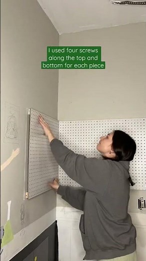 Pegboard Installation #pegboard #howto #install #toolstorage #tutorial #mural #diy #project #easy