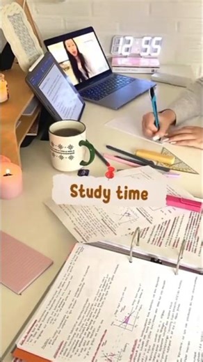 ✨study with me 1 hour❄️ last night real time 1 hour study vlog [ 10-11 ] 🔥 #study #1hour #viral 📚📑⚡