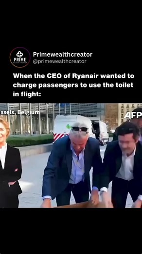 Welath | Success | Business on Instagram: "In 2009, Ryanair’s maverick CEO Michael O’Leary proposed charging passengers £1 to use the toilet mid-flight. His plan included removing two lavatories from each Boeing 737, adding six additional seats, and transforming basic human biology into profit. The backlash was instant. Parents worried, newspapers raged, and aviation regulators pushed back. Yet the fee itself was never the true objective. O’Leary thrived on controversy, and the global attention