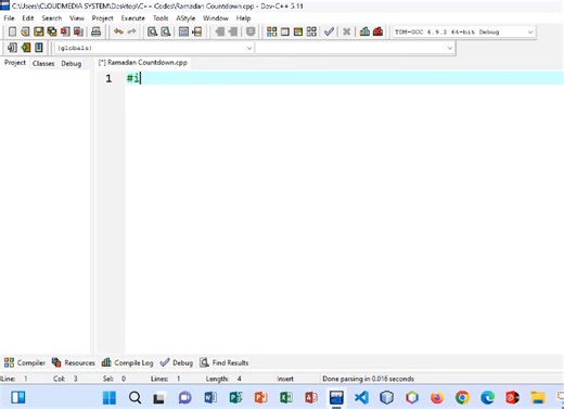 RAMADAN COUNTDOWN The Ramadan countdown program determines how many days are left before Eid arrives. It demonstrates the use of arithmetic operations and conditional statements in C . | Code Maestro