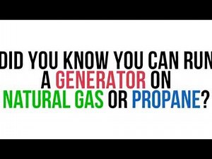 Converting Generator To Alternative Fuel