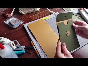 (Part 1) Envelope Tutorial (String & Button Closure) for Junk Journals and Happy Mail