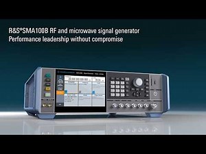 Rohde & Schwarz SMA100B RF Microwave Signal Generator