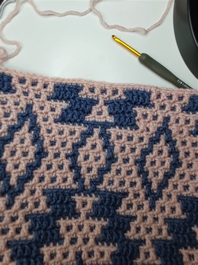 Wait… this is crochet? 🌿 #mosaiccrochet #crochettutorial #crochetforbeginners #easycrochet #crochetstepbystep #learntocrochet #yarnlove #crochetcommunity #fiberartist #mosaicloop