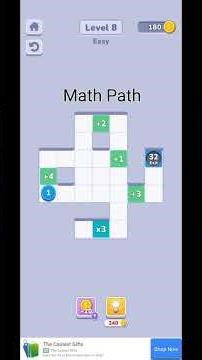 Find the route to surpass the goal in MATH PATH #puzzles #logic #mathpath