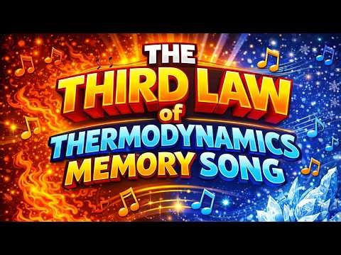 ♫ Third Law of Thermodynamics Memory Song! EASY! Classical Conversations, Cycle 2, Week 21, Science