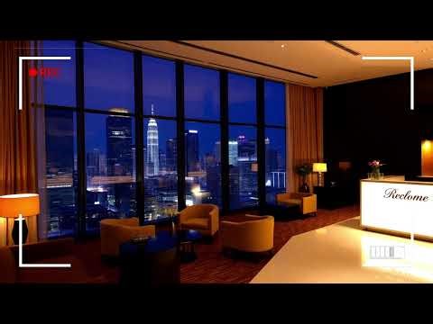 Jazz by the Window | Peaceful Hotel Night with Cityscape Views