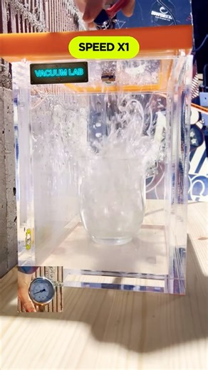 VACUUM VS WATER: Instant Explosion! 💥#satisfying