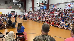 I believe these are the first graders (someone will let me know for sure!) but with bad cell service I wasn’t able to stream and had to grab these individual videos on the fly! | River Valley Now